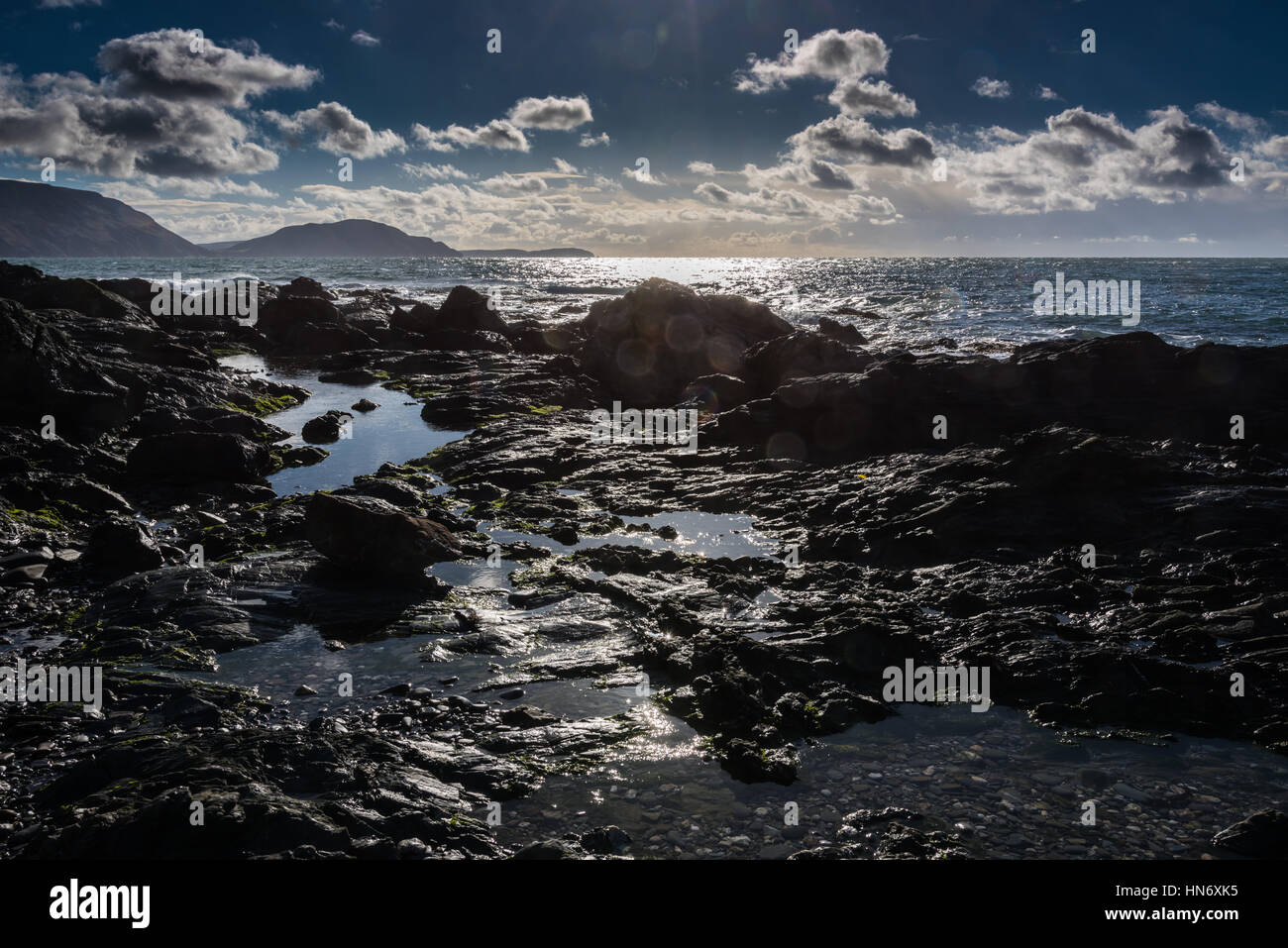 Niarbyl, Isle of Man Stock Photo - Alamy