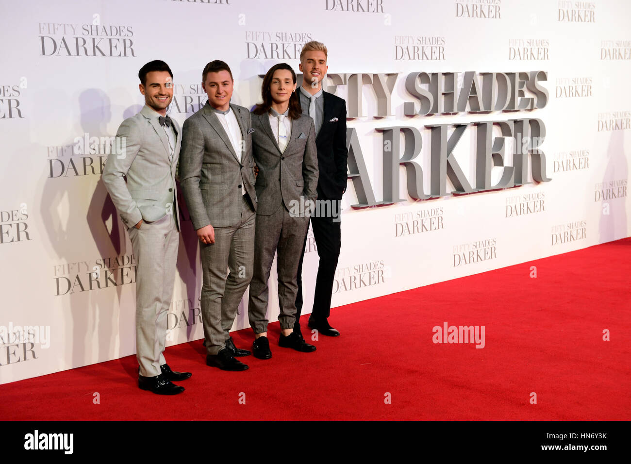 (left to right) Michael Auger, Matt Pagan, Thomas J Redgrave and Jamie ...