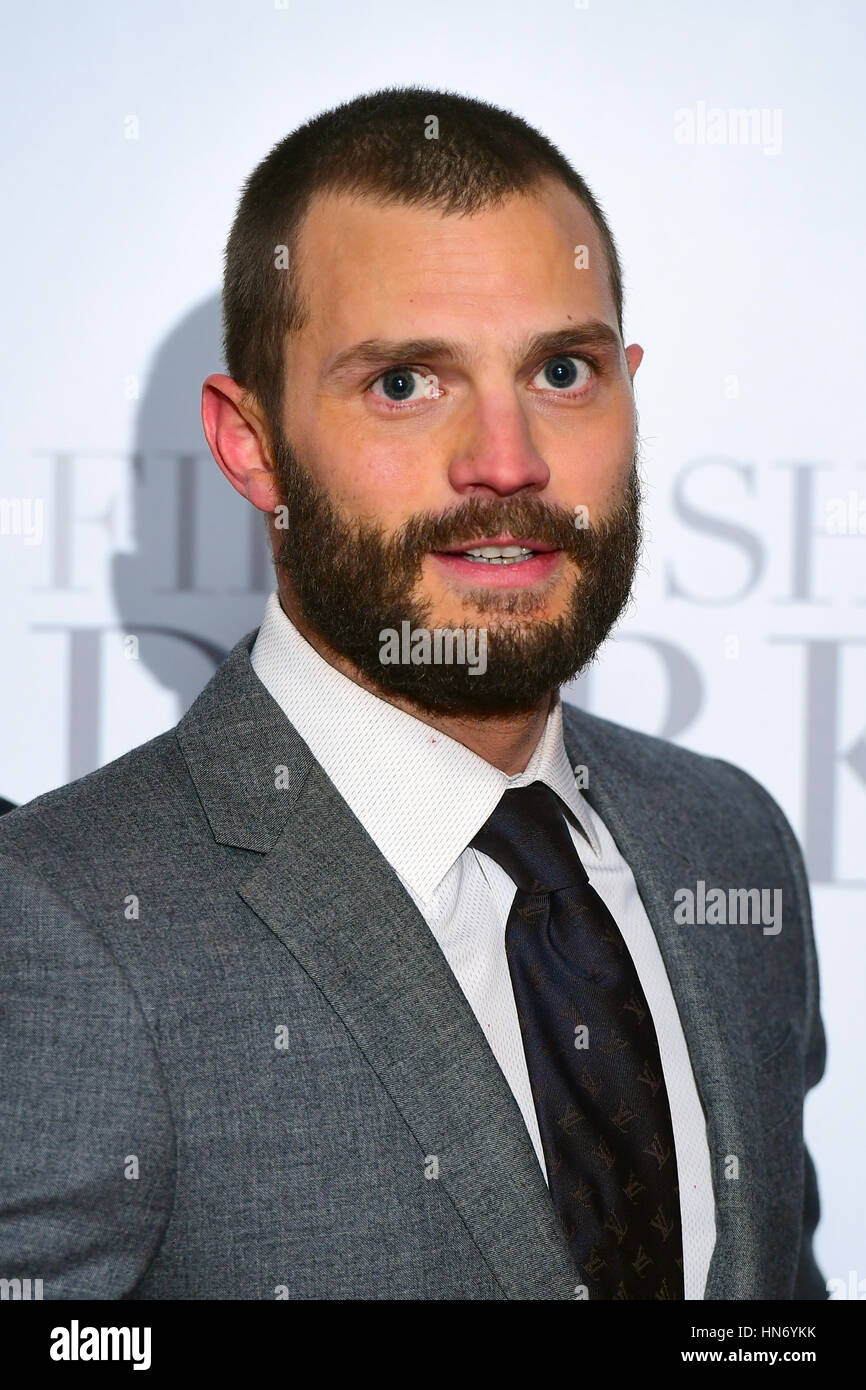 Jamie Doran arriving for the Fifty Shades Darker European Premiere held ...