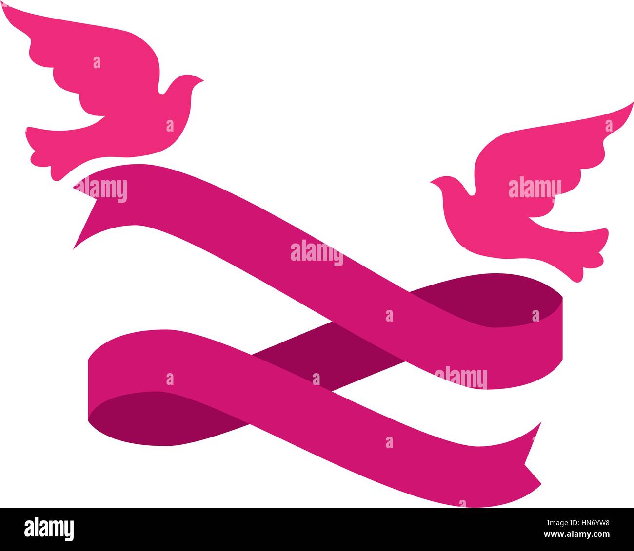 dove birds romantic card icon vector illustration design Stock Vector ...