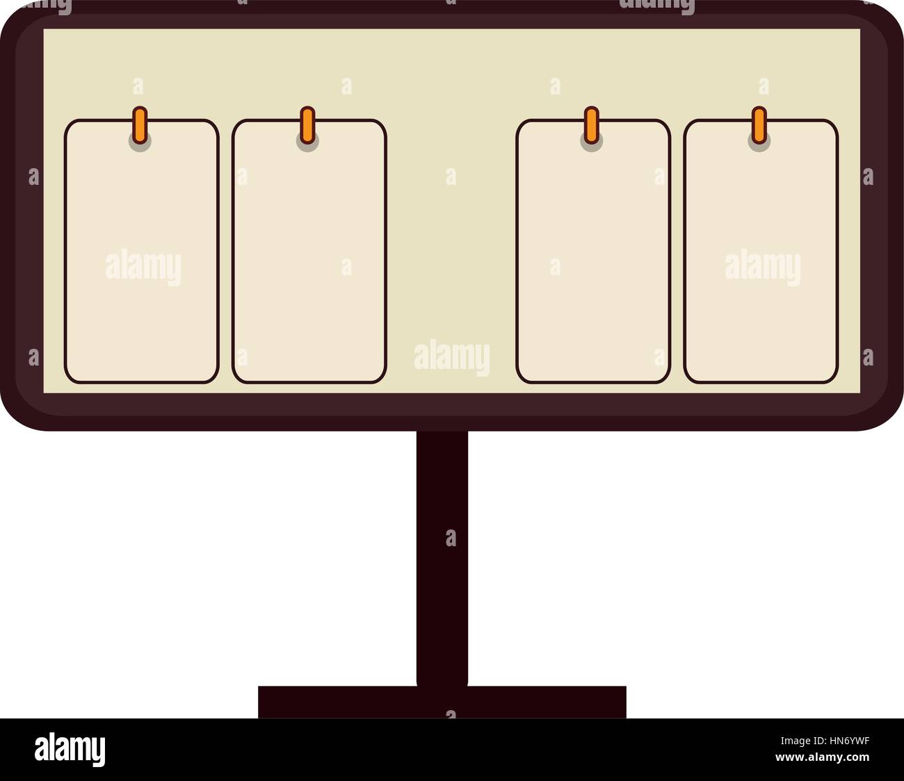 Scoreboard numbers Stock Vector Images - Alamy