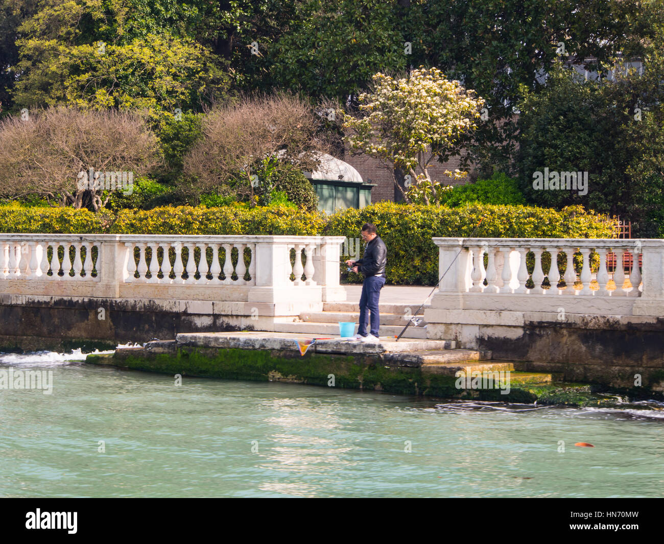 Venice architecture. Streets and channels of spring Venice Stock Photo ...
