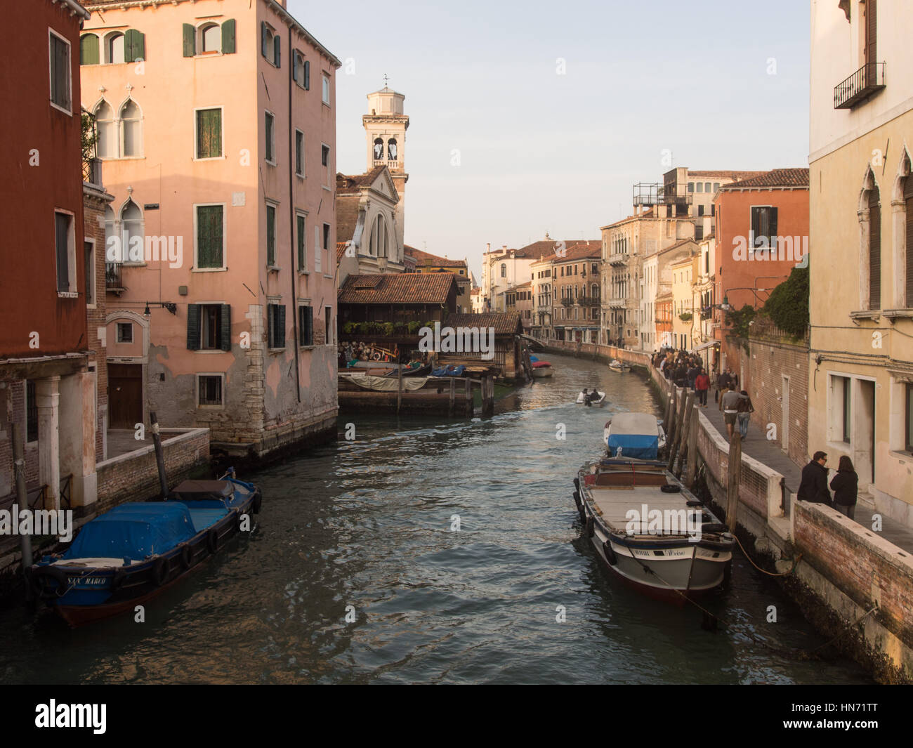 Venice architecture. Streets and channels of spring Venice Stock Photo ...