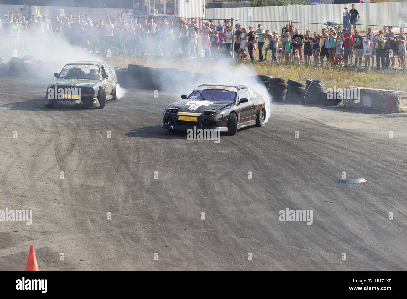 Ekaterinburg, Russia, August 20, 2016 - II stage "DRIFT KING 2016", BMW ...