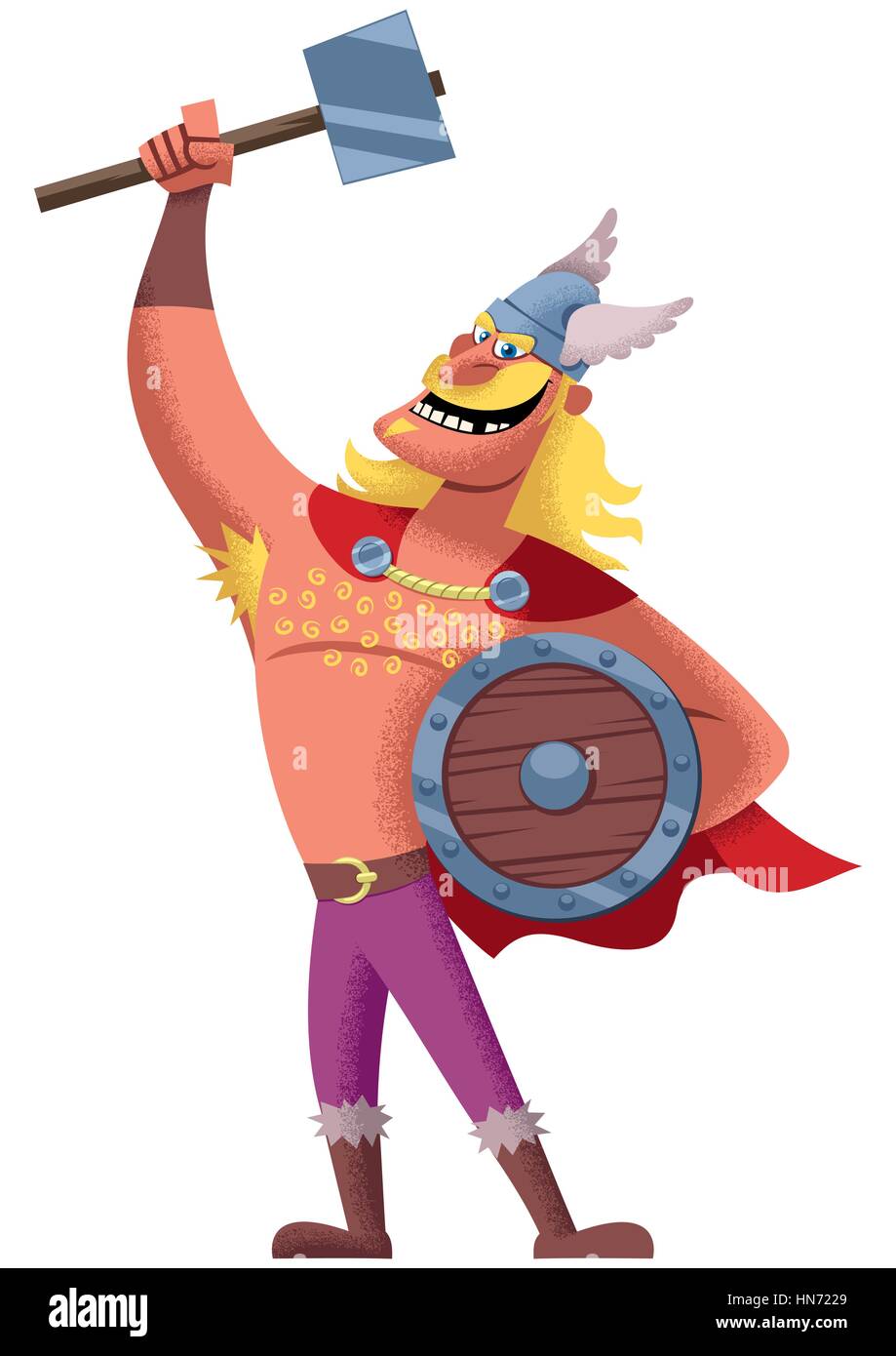 Cartoon viking hi-res stock photography and images - Alamy
