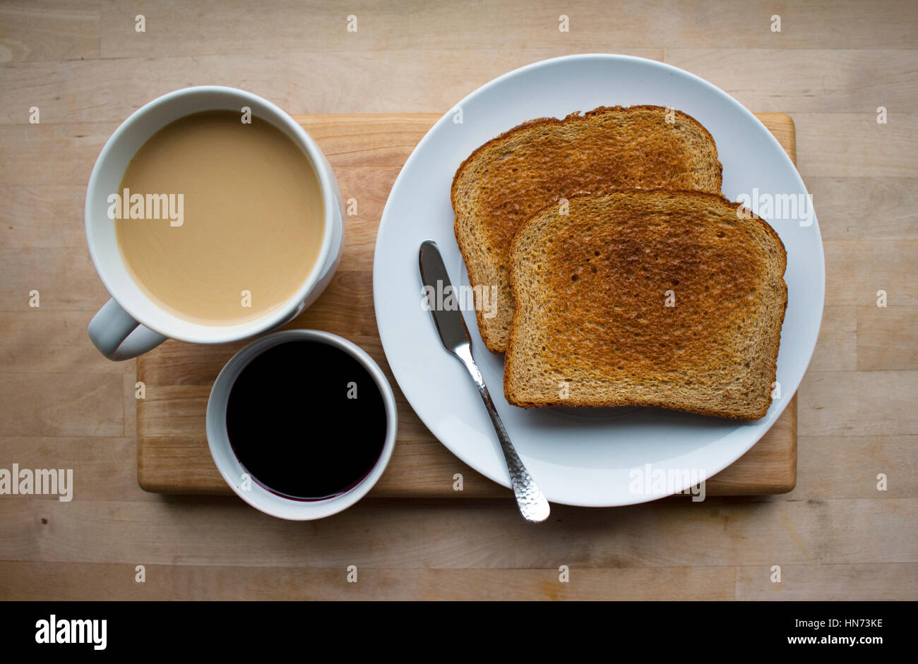 A Simple Breakfast Stock Photo - Alamy
