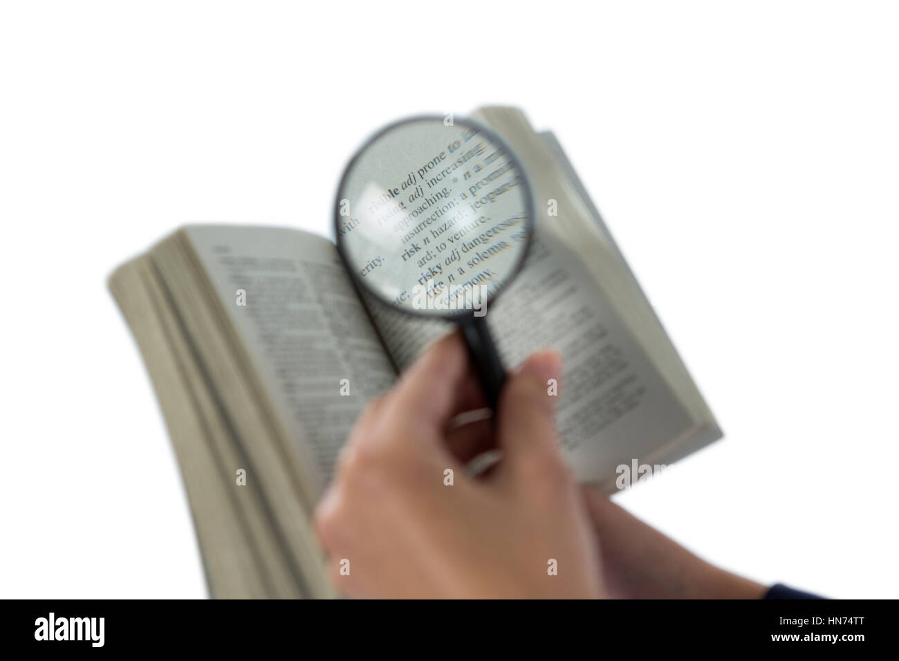 Reading a dictionary hi-res stock photography and images - Alamy