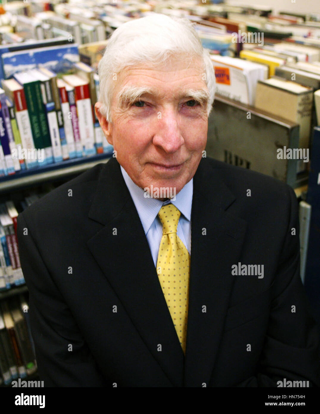 Author John Updike is seen at the Boston Public Library, in Boston, May ...