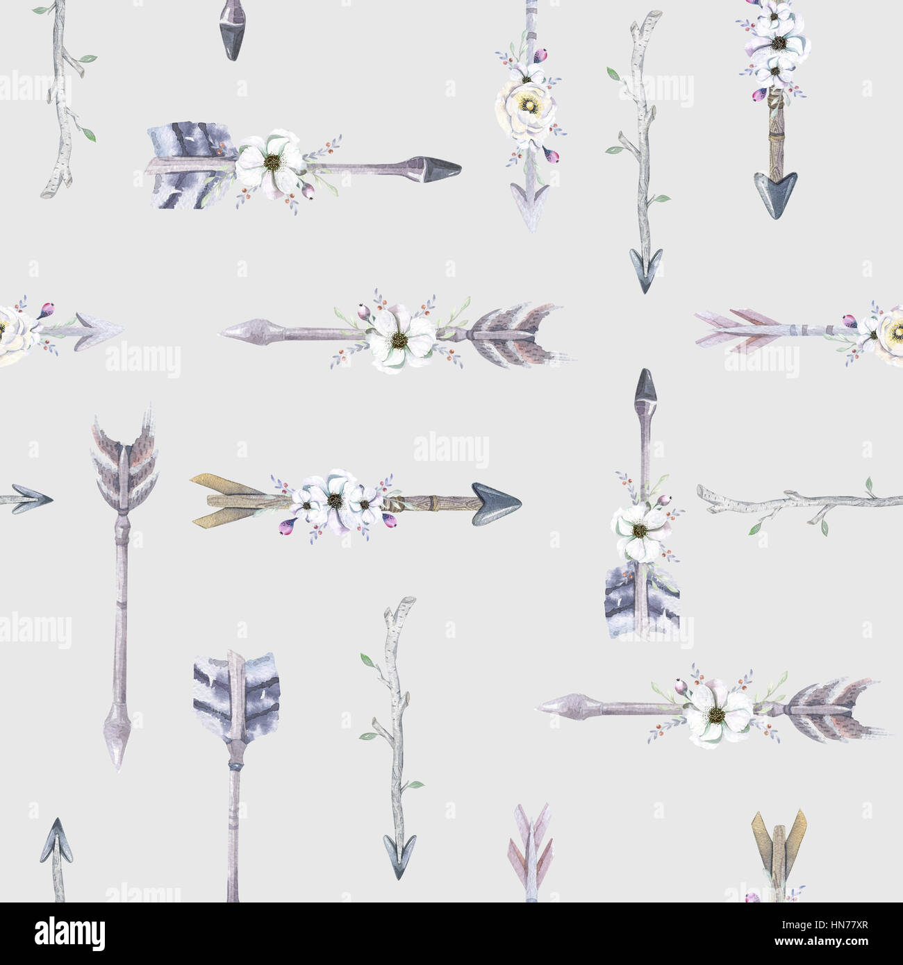 Cow skull indian arrow hi-res stock photography and images - Alamy