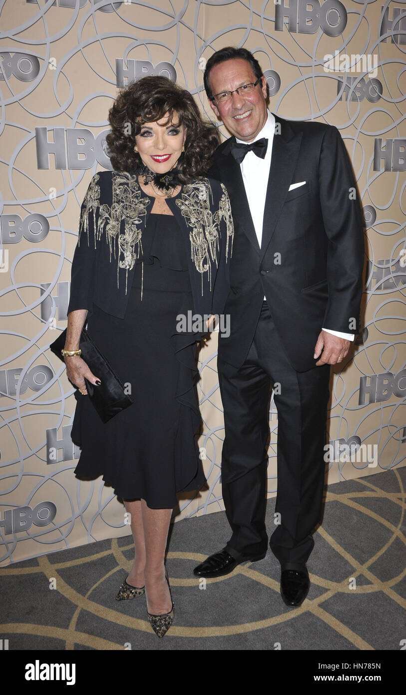 HBO Golden Globe After Party 2017 - Arrivals Featuring: Joan Collins ...