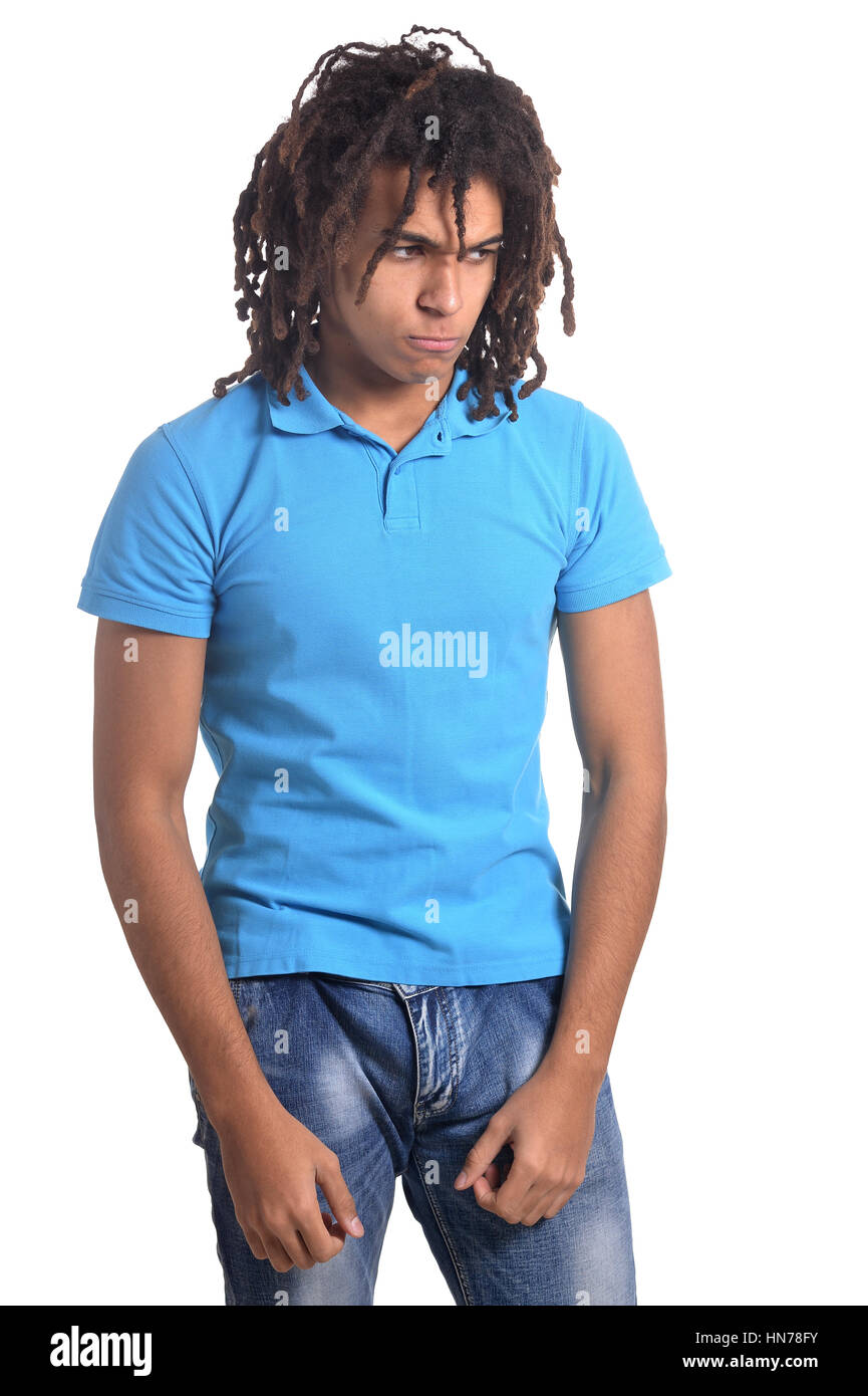young man making facial expression Stock Photo - Alamy