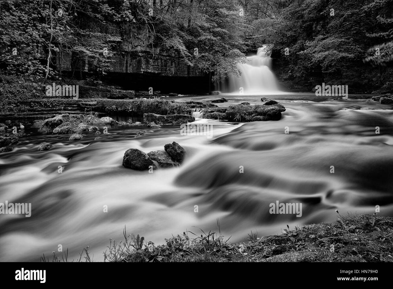 Black force waterfall hi-res stock photography and images - Alamy