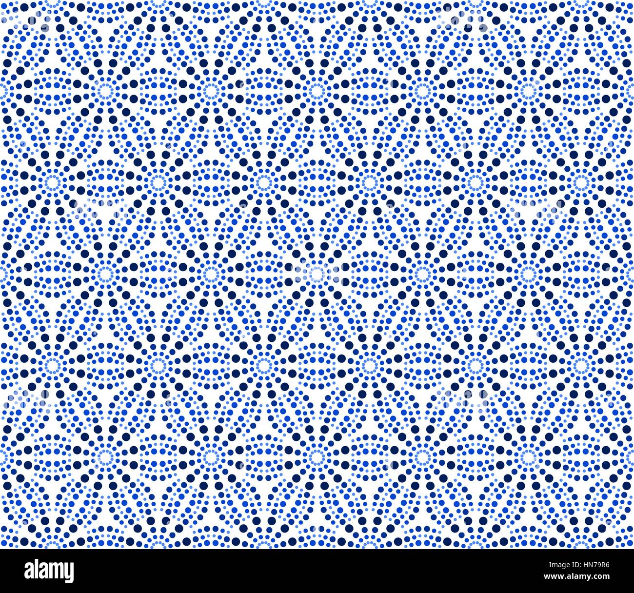 Repeating matrix pattern of circles like a starfish - seamless editable ...