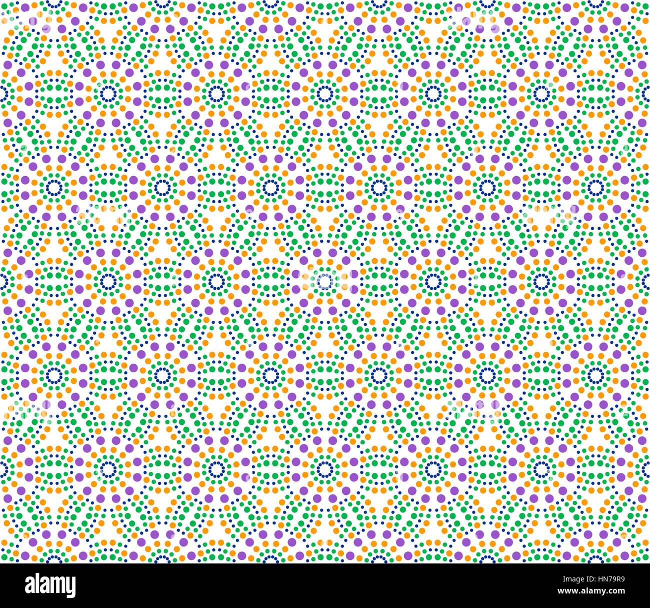 Repeating matrix pattern of circles like a starfish - seamless editable ...