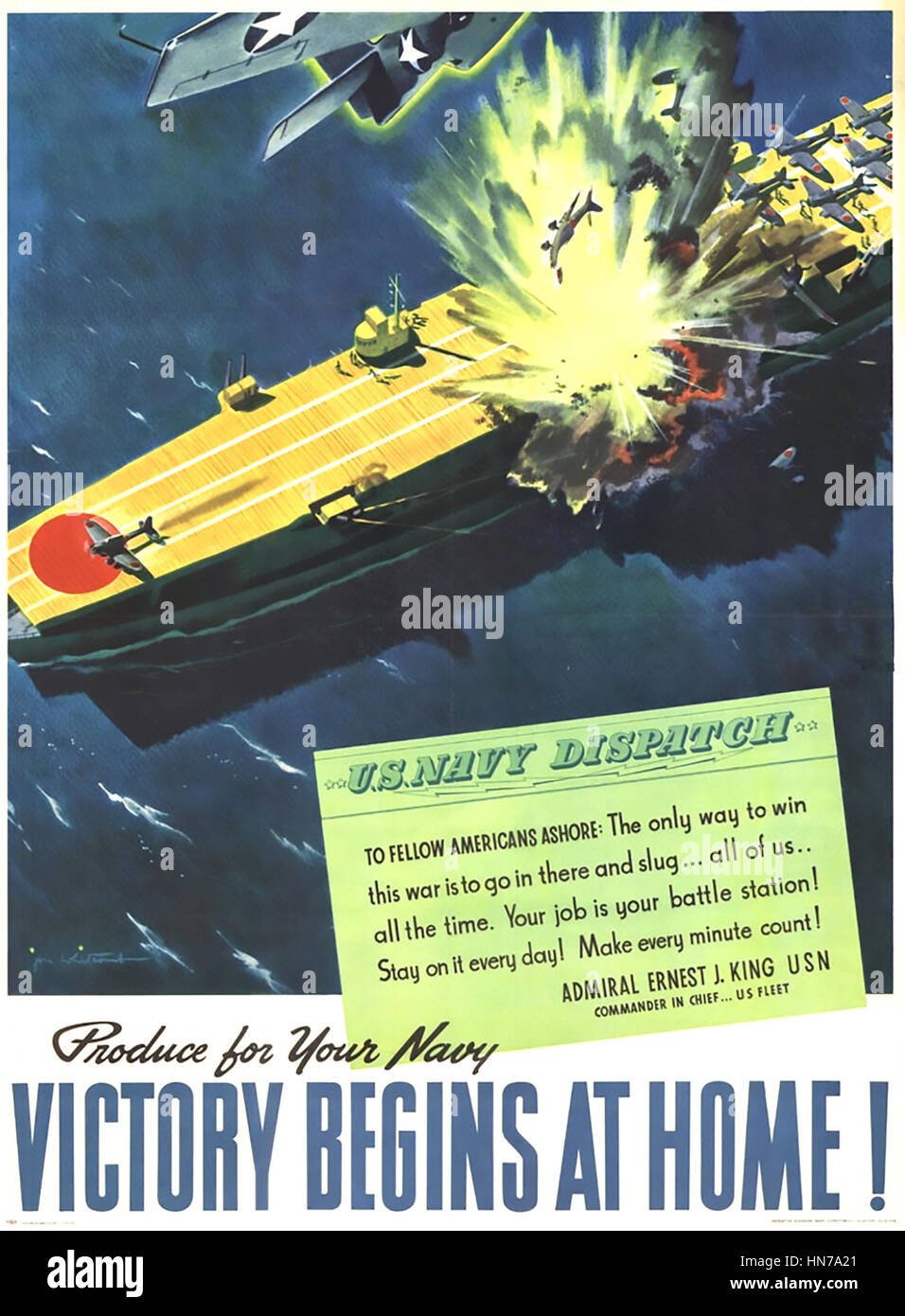 Japanese propaganda poster world war hi-res stock photography and ...
