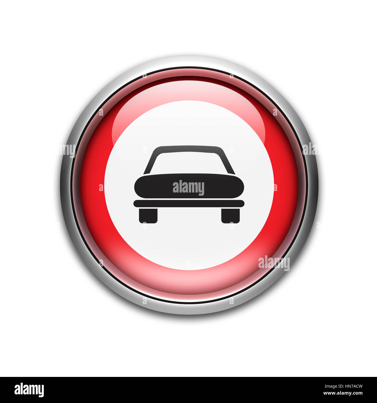 No entry for vehicles sign Cut Out Stock Images & Pictures - Alamy