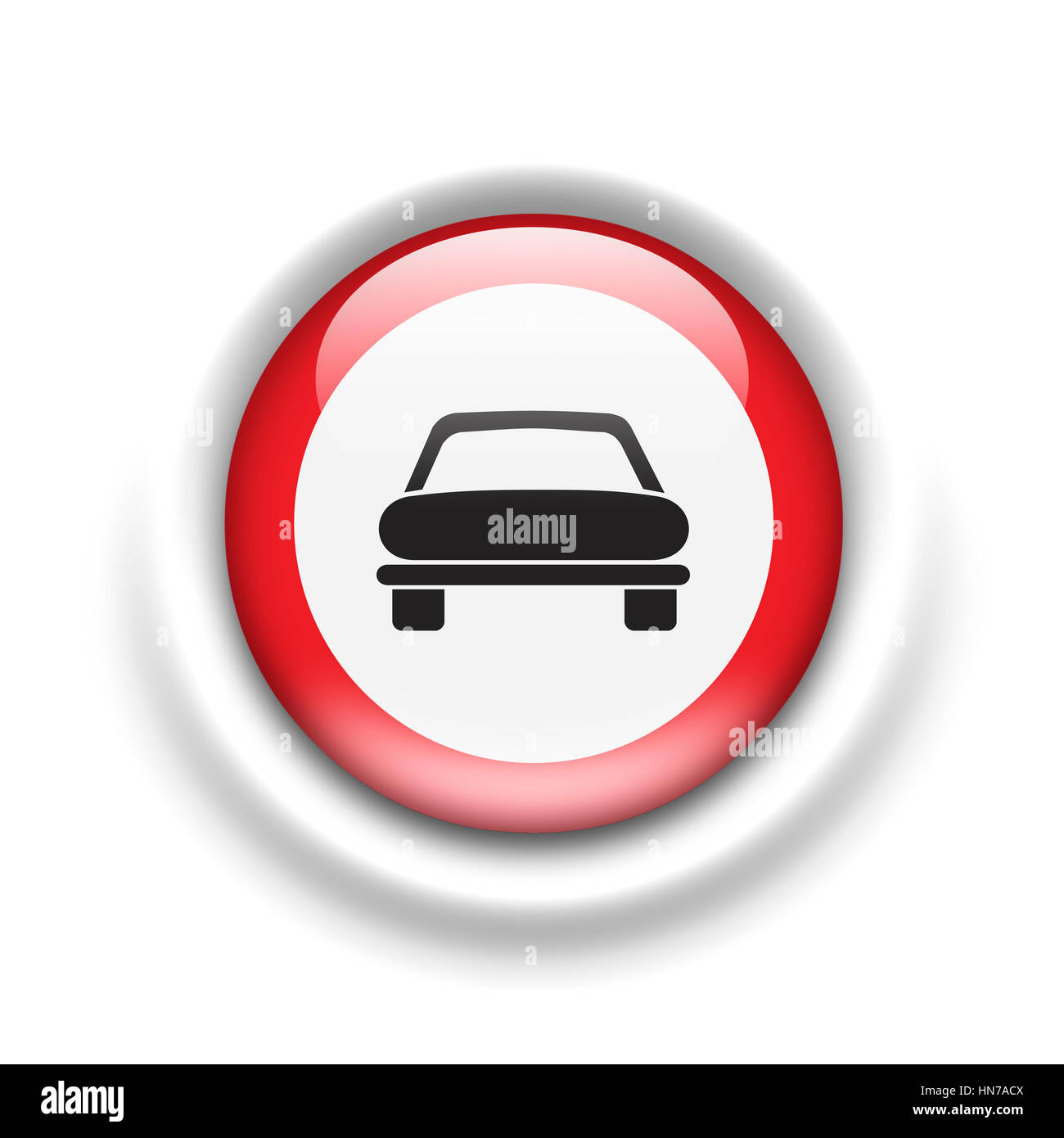 No entry for light vehicles Stock Photo - Alamy