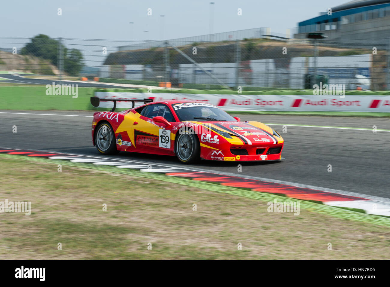 Ferrari car in rome hi-res stock photography and images - Alamy
