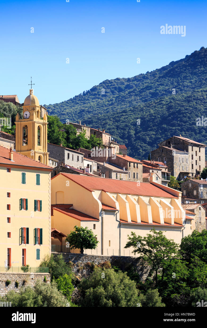 village of Olmeto, Corsica, France Stock Photo - Alamy