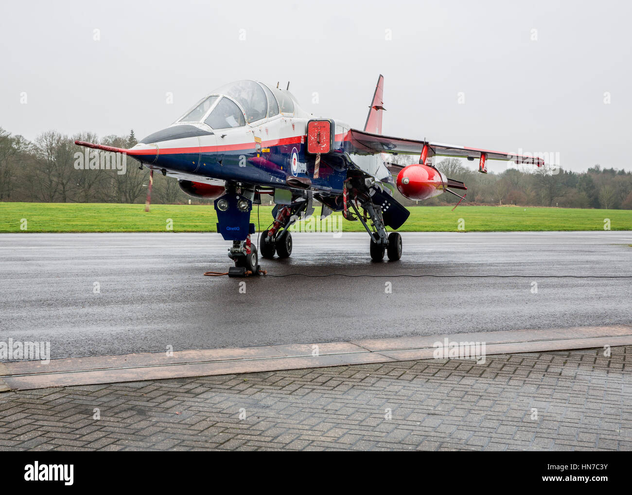 SEPE Jaguar T.2A ZB615 the last Jaguar to be built, at RAF Cosford ...