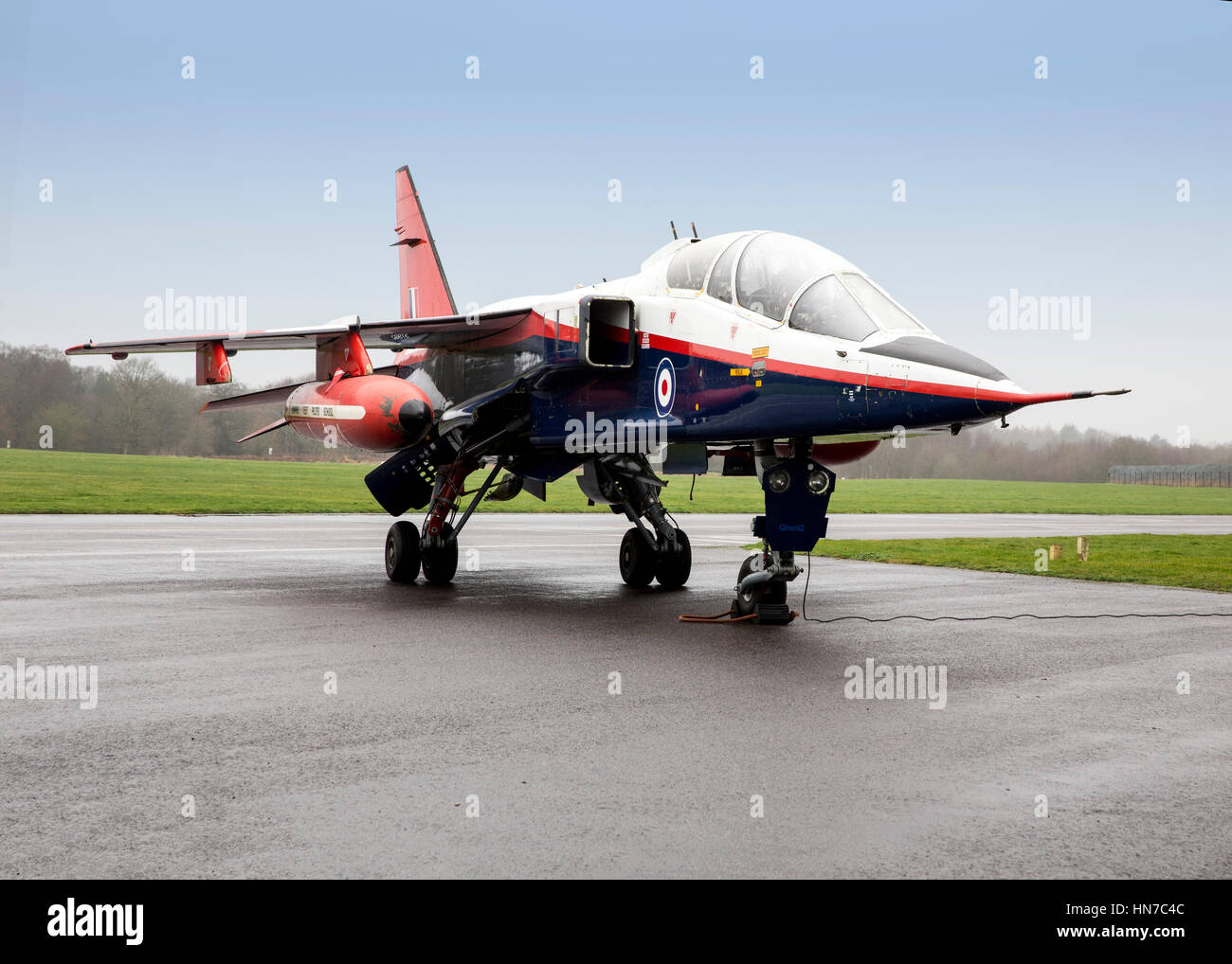 SEPE Jaguar T.2A ZB615 the last Jaguar to be built, at RAF Cosford ...