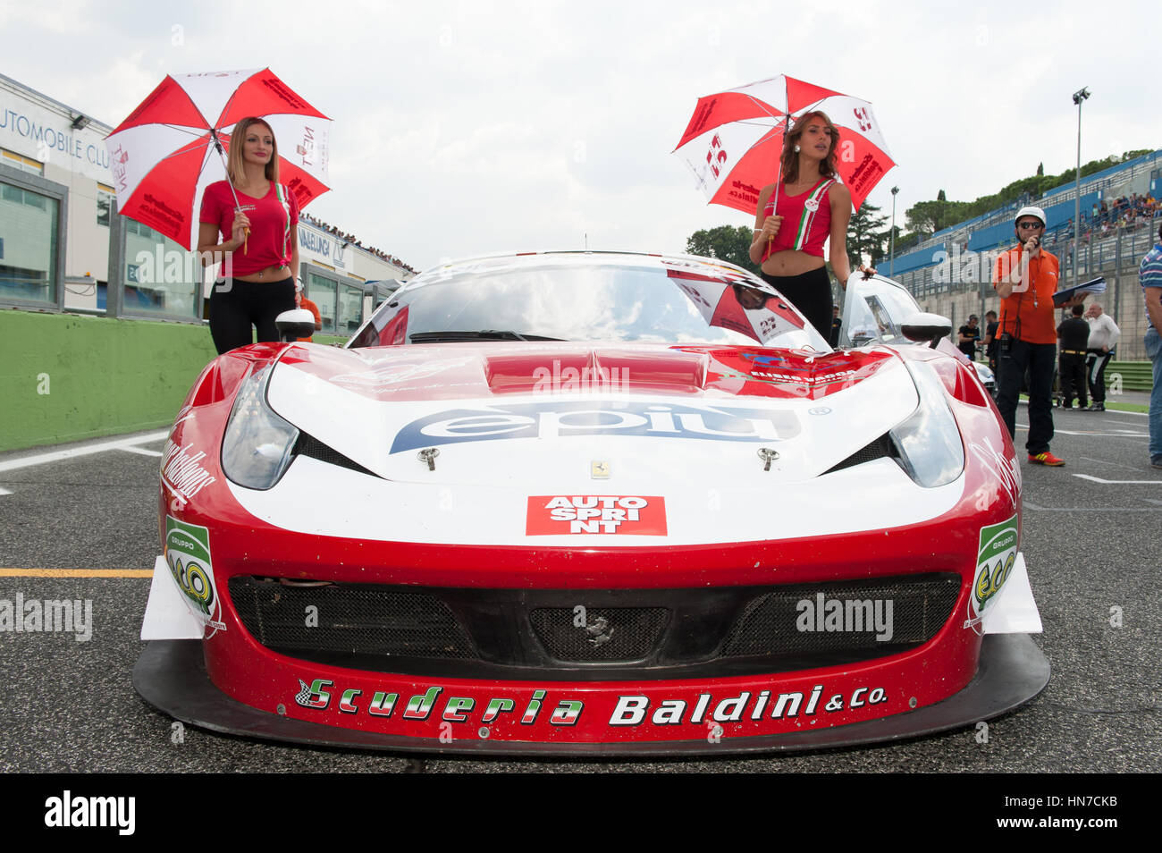 Ferrari girl hi-res stock photography and images - Alamy