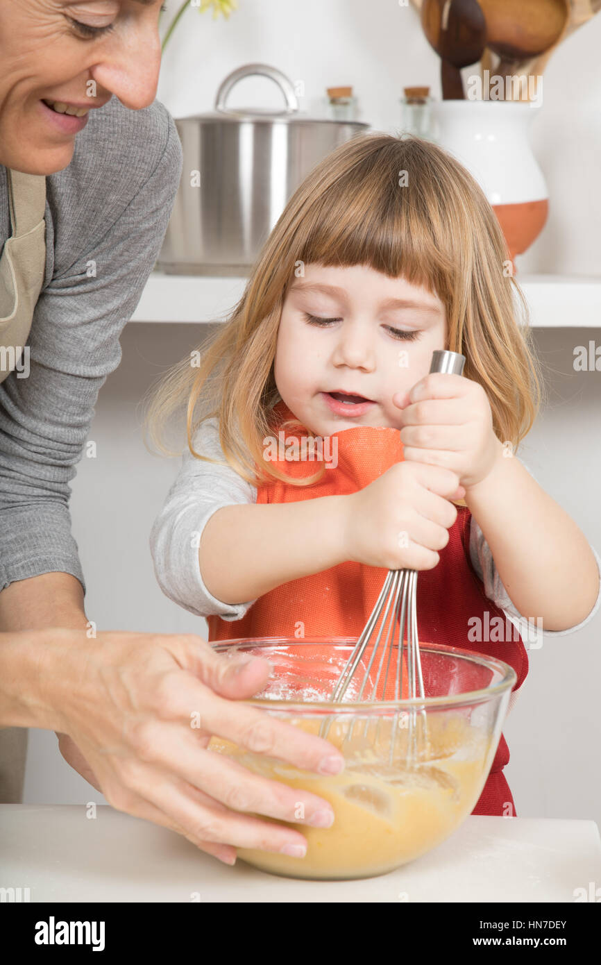A girl whipping cream hi-res stock photography and images - Alamy