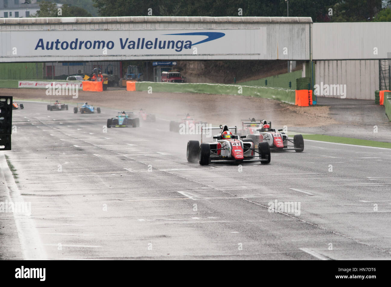 Vallelunga, Rome, Italy. September 10th 2016. Formula 4 Championship ...
