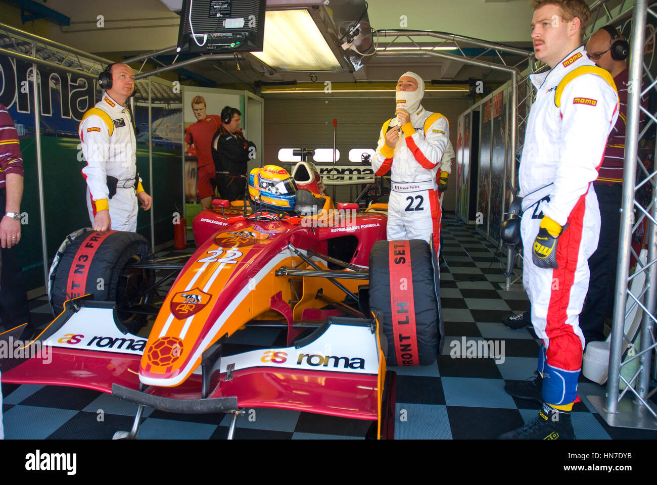 VALLELUNGA CIRCUIT, ROME, ITALY - NOVEMBER 2 2008. Superleague Formula ...