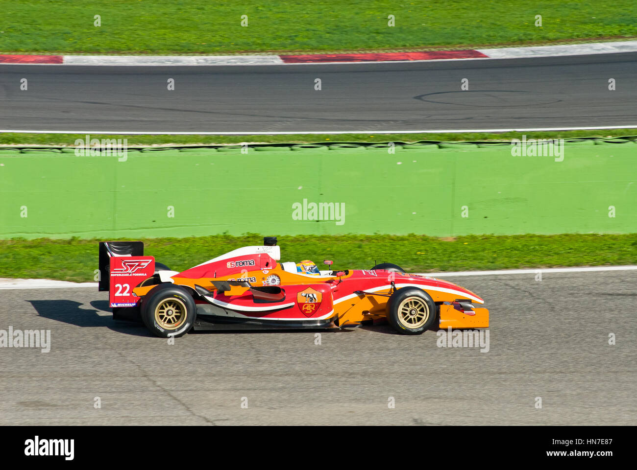 VALLELUNGA CIRCUIT, ROME, ITALY - NOVEMBER 2 2008. Superleague Formula ...
