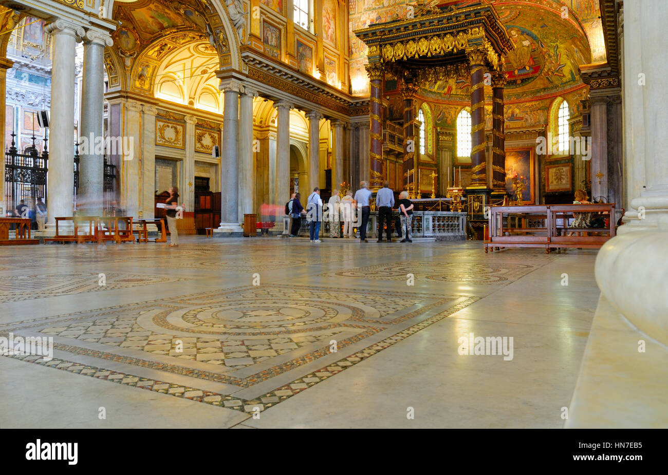 Santa maria maggiore mosaics hi-res stock photography and images - Alamy