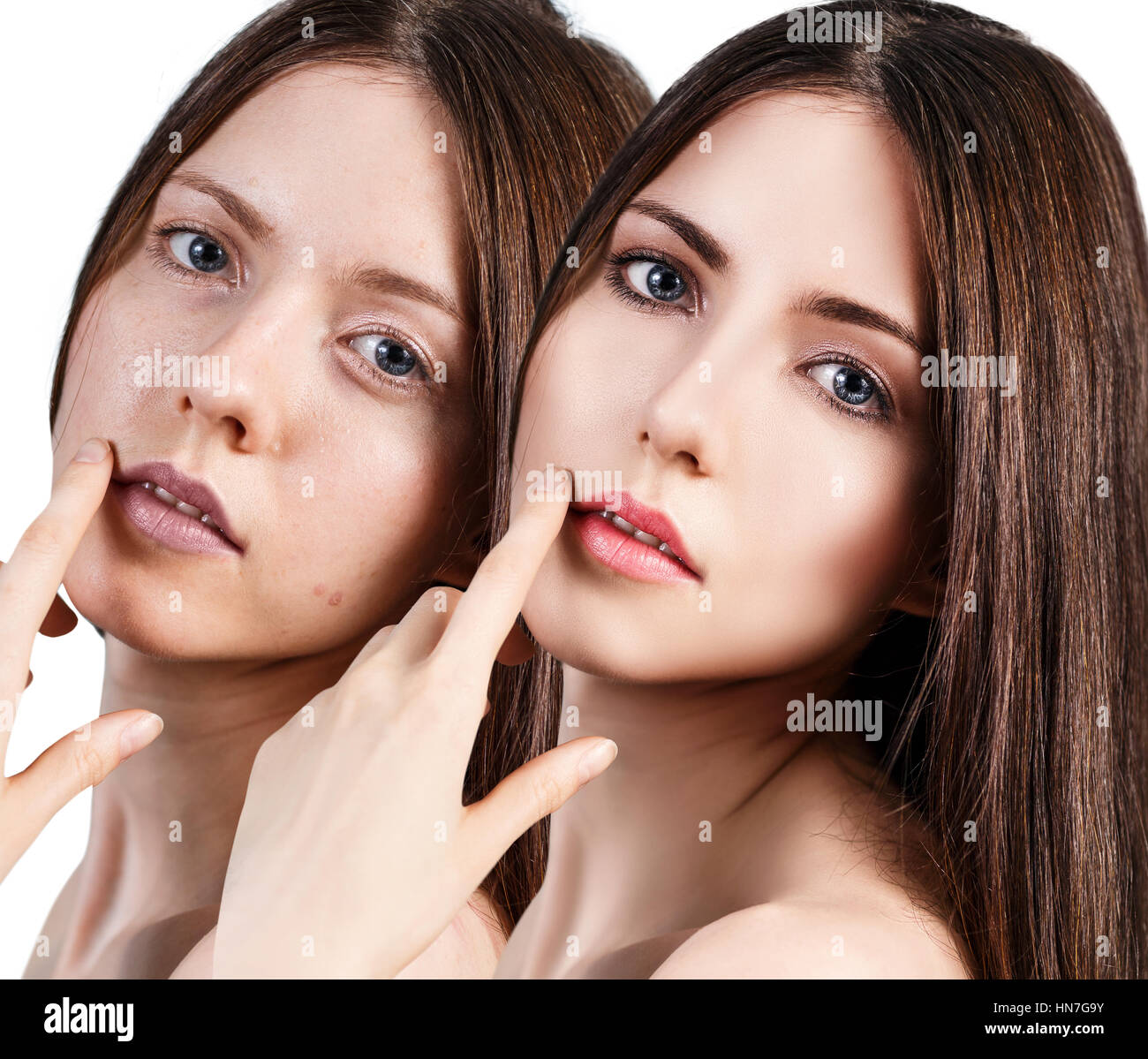 Face no skin hi-res stock photography and images - Alamy