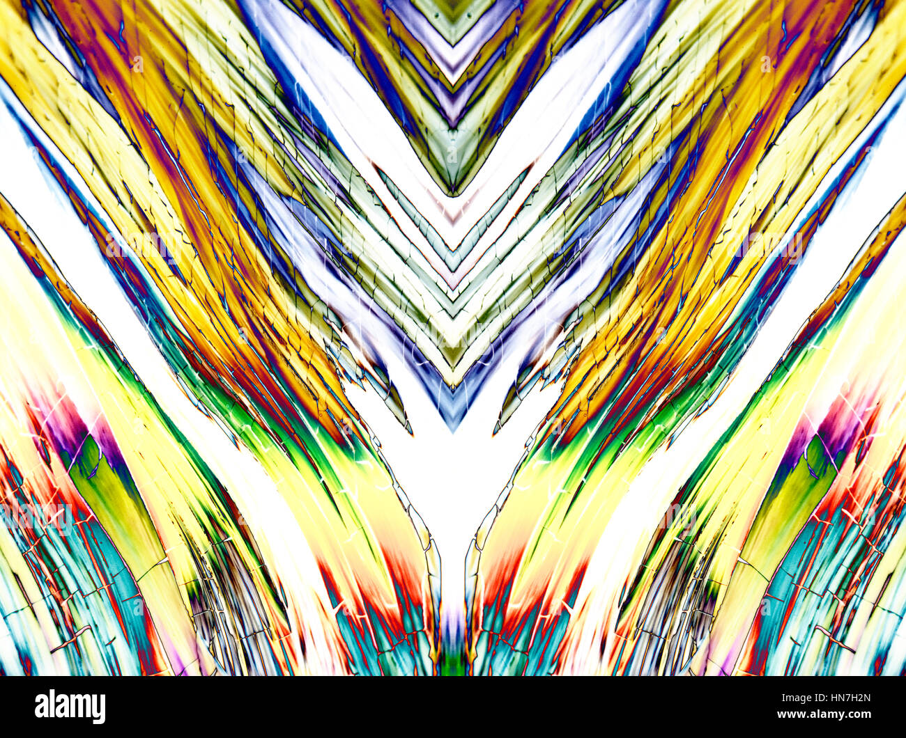 Micro Photography of Microcrystals mirrored Stock Photo - Alamy