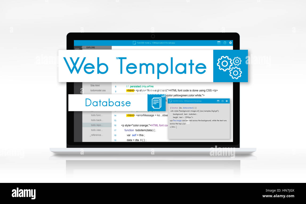 Web Design Website Coding Concept Stock Photo - Alamy