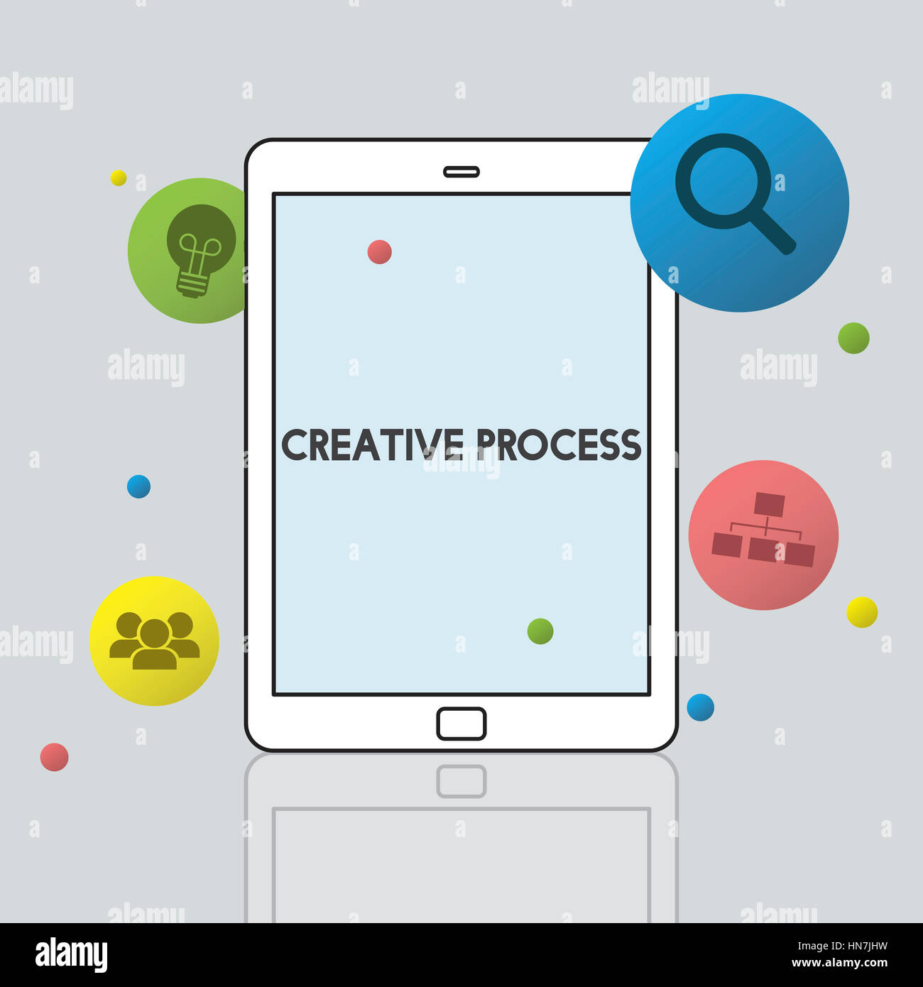 Creative Process Marketing Strategy Development Concept Stock Photo - Alamy