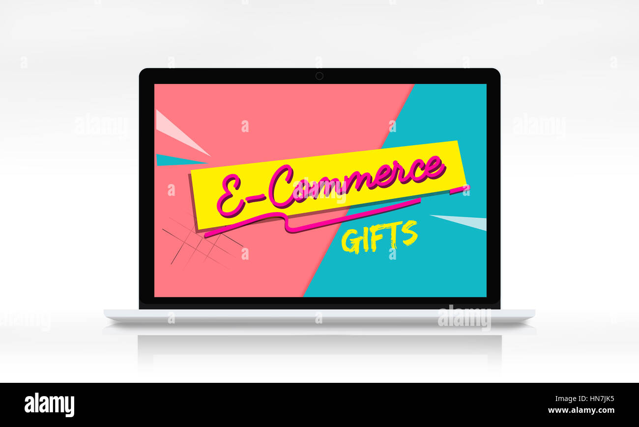 Online Shopping Cart E-Commers Concept Stock Photo - Alamy