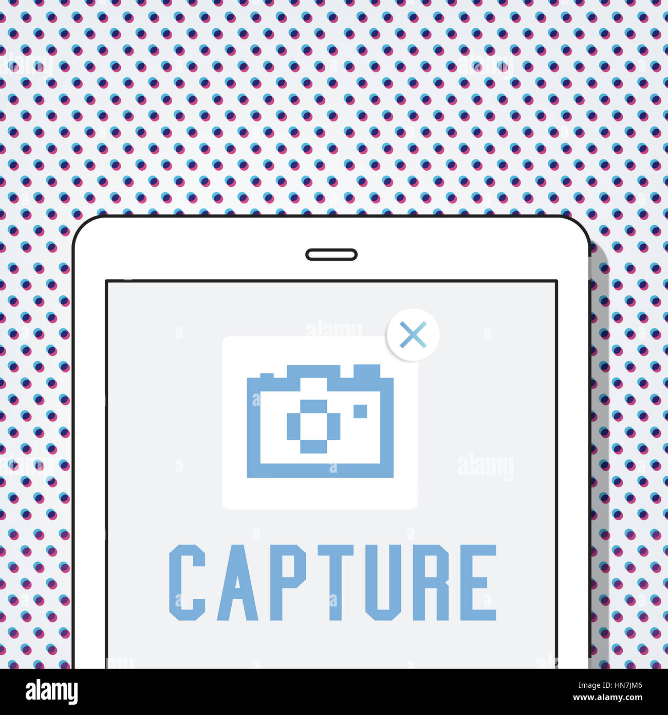 Capture Photographer Camera Icon Graphic Concept Stock Photo - Alamy
