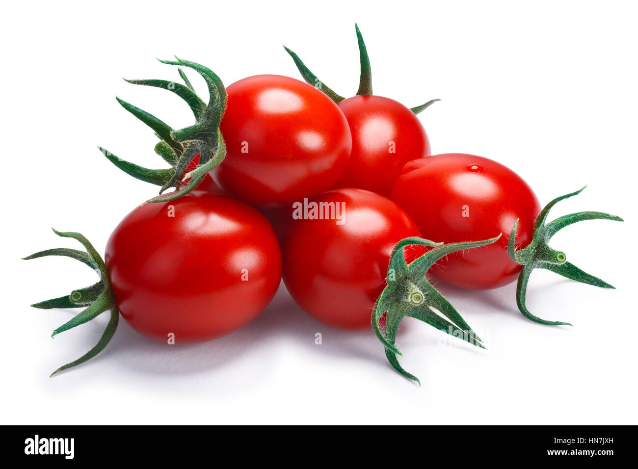 Green tomatoes with calyx hi-res stock photography and images - Alamy