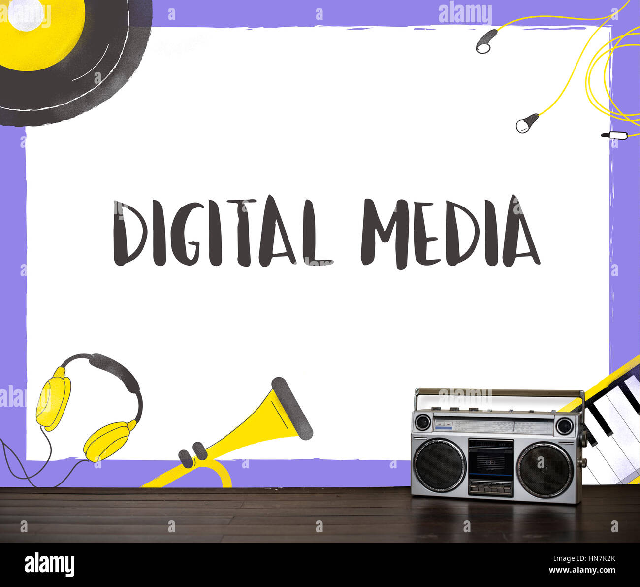 Digital media music streaming hi-res stock photography and images - Alamy