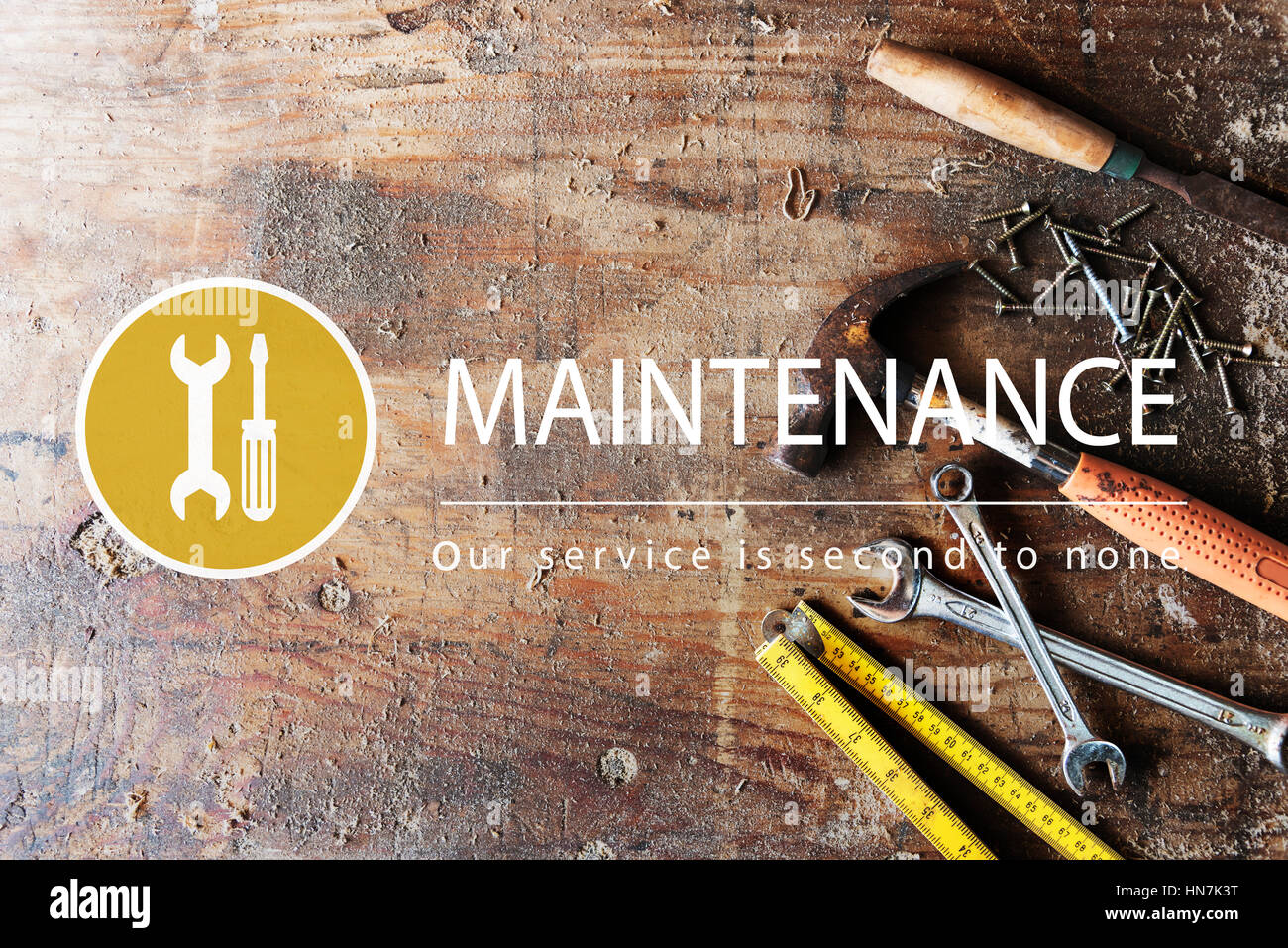 Maintenance Repair Remedy Service Restoration Concept Stock Photo - Alamy