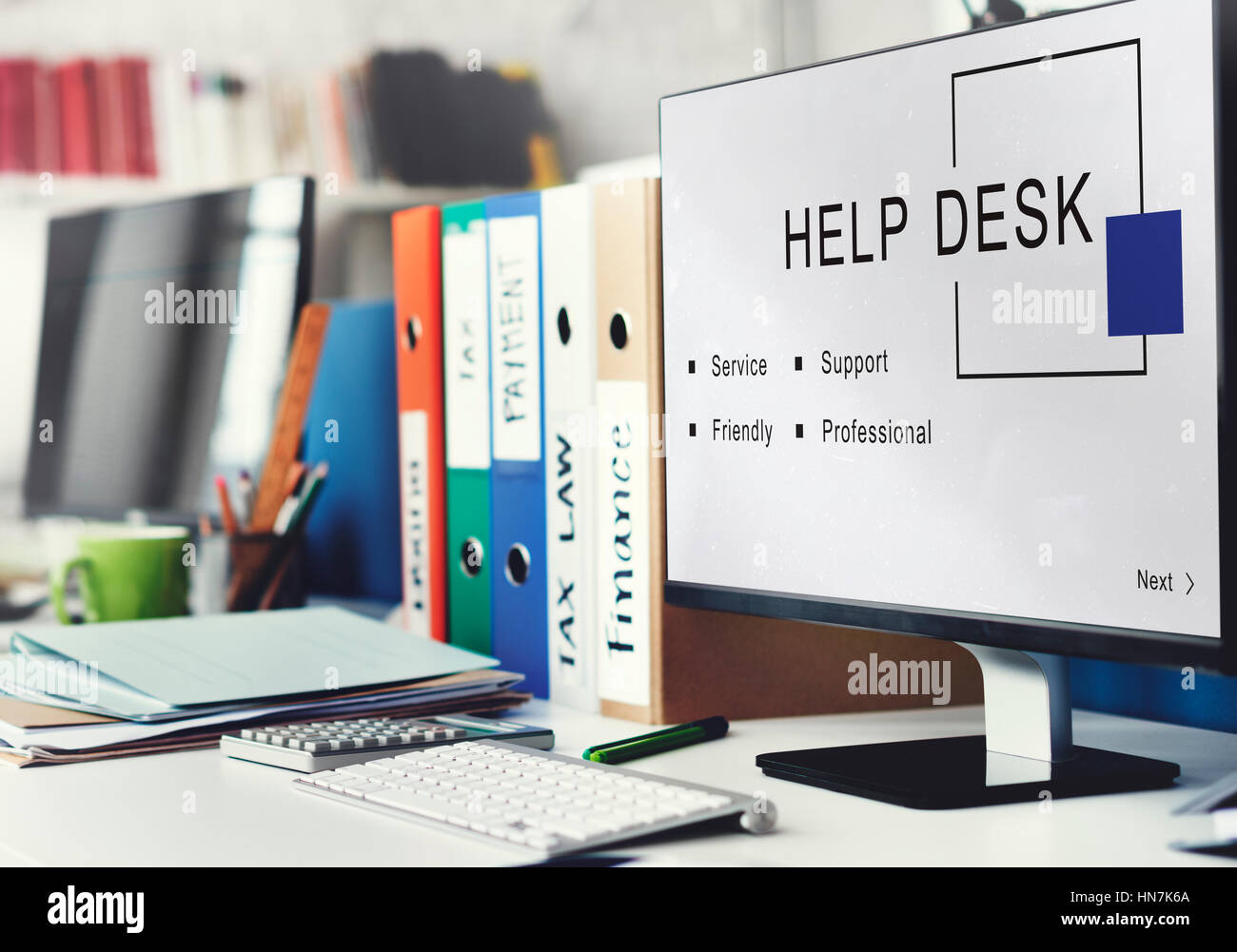 Help Desk Customer Service Support Concept Stock Photo - Alamy