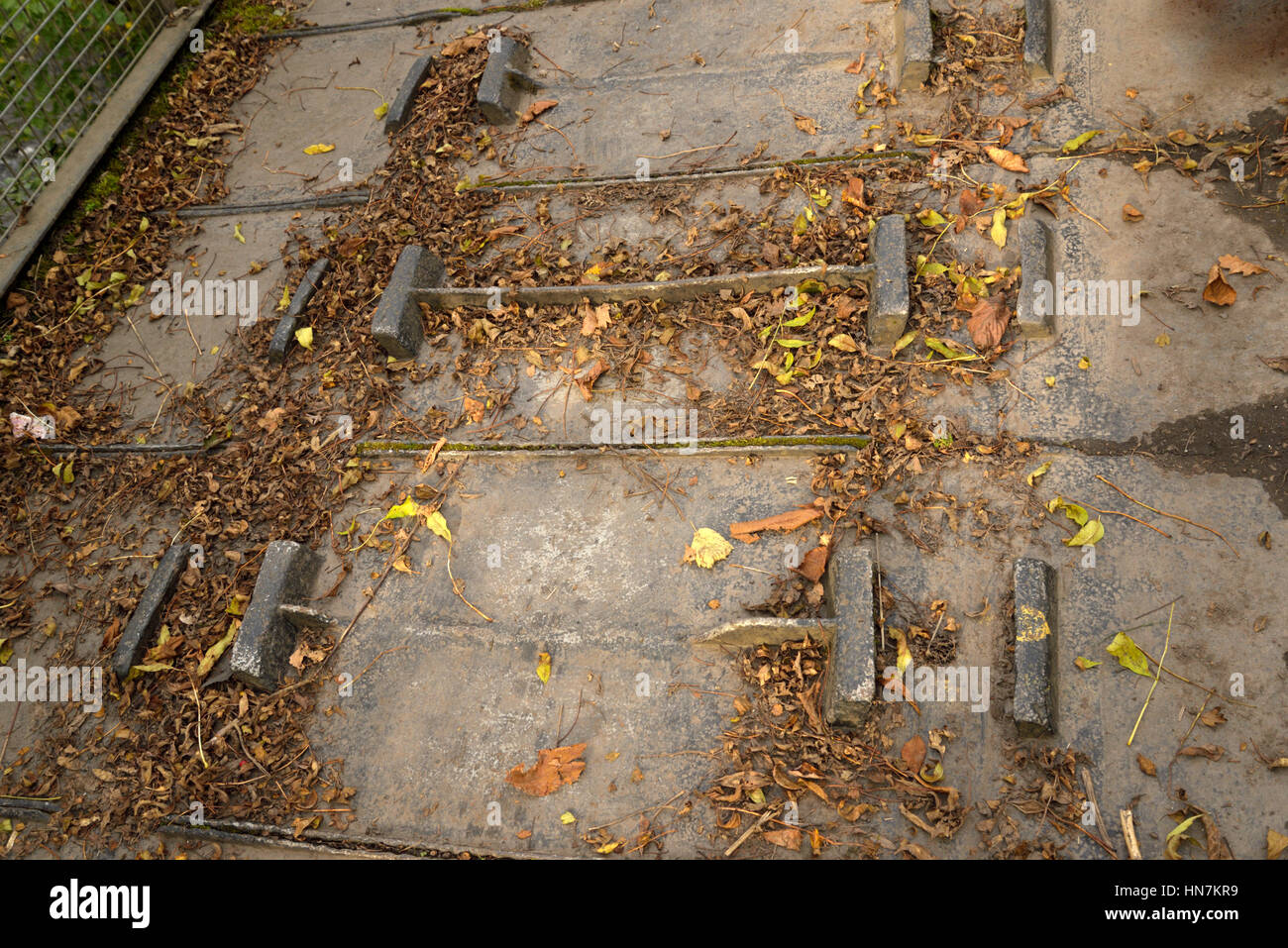 Pont-y-Cafnau Bridge, Merthyr Tydfil, cast iron plates with cast bosses ...