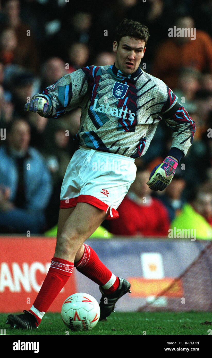 MARK CROSSLEY NOTTINGHAM FOREST FC 24 January 1994 Stock Photo - Alamy