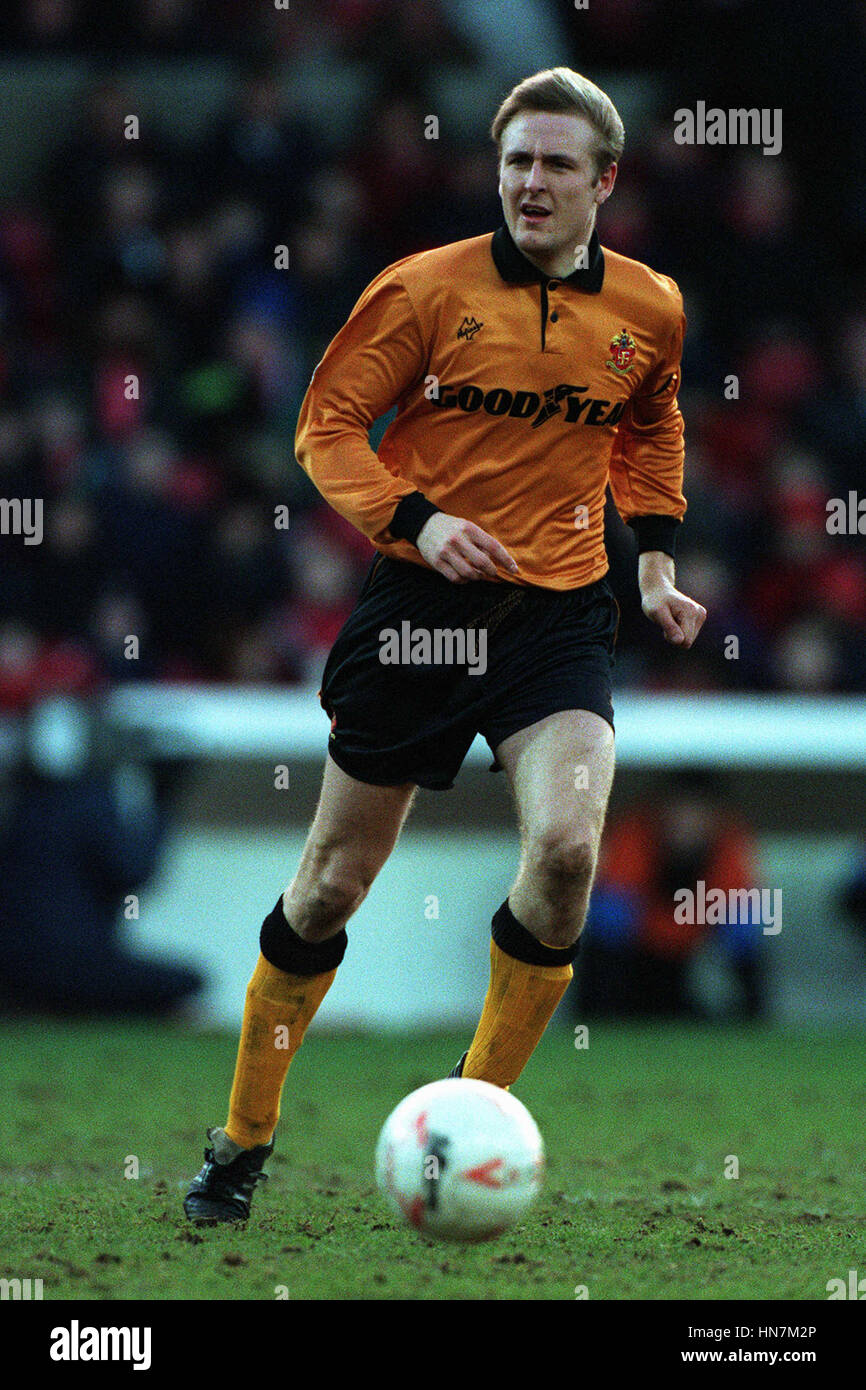 MARK VENUS WOLVERHAMPTON WANDERERS FC 24 January 1994 Stock Photo - Alamy