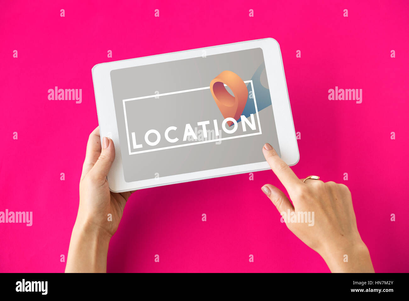 Map Location Destination Navigation Directions Stock Photo - Alamy