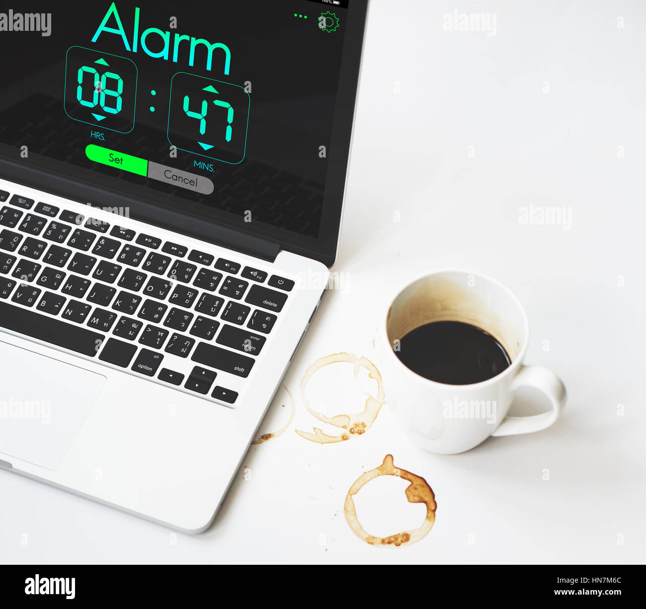 Alarm Clock Time Management Concept Stock Photo - Alamy