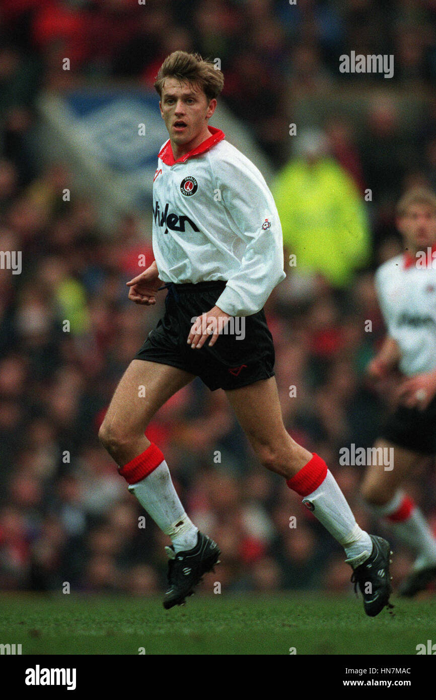 MARK ROBSON CHARLTON ATHLETIC FC 14 March 1994 Stock Photo - Alamy