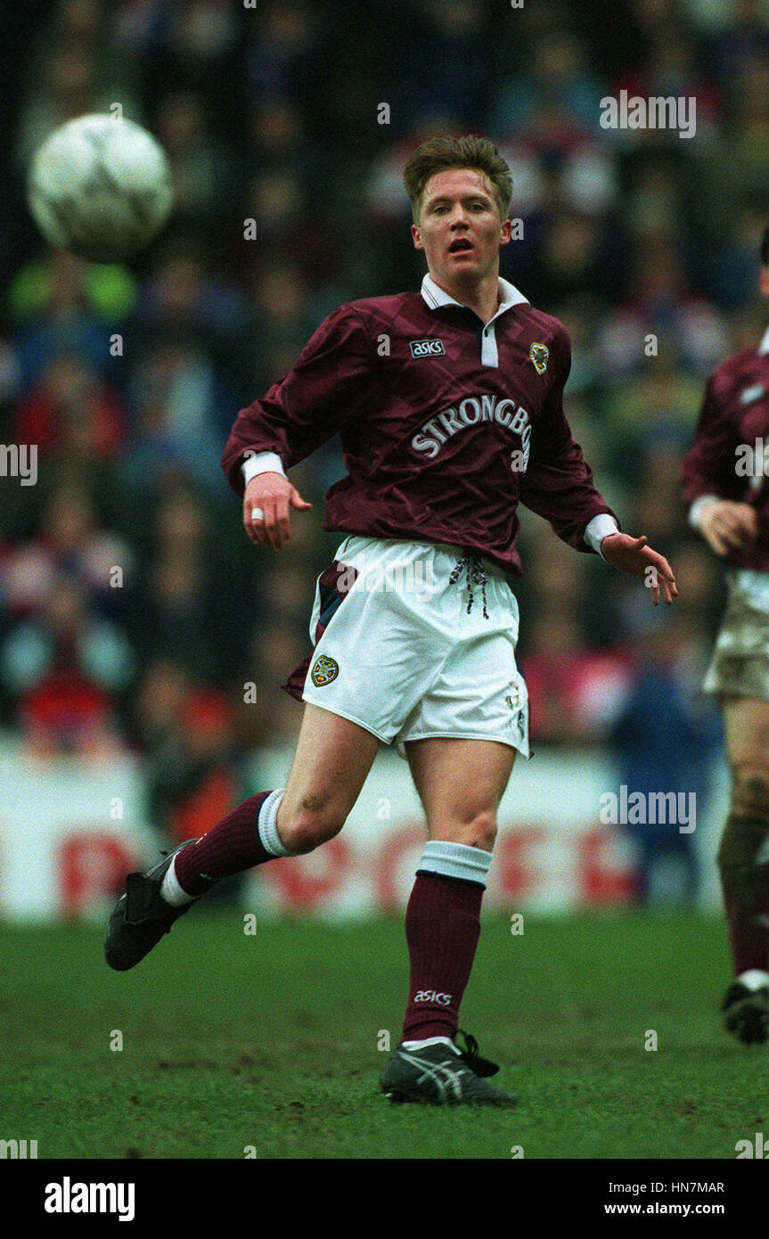 GARY LOCKE HEART OF MIDLOTHIAN FC 16 March 1994 Stock Photo - Alamy