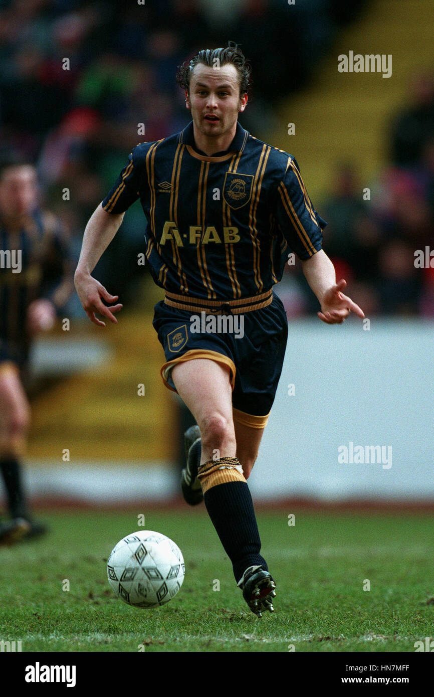 LEE RICHARDSON. ABERDEEN FC 12 April 1994 Stock Photo - Alamy