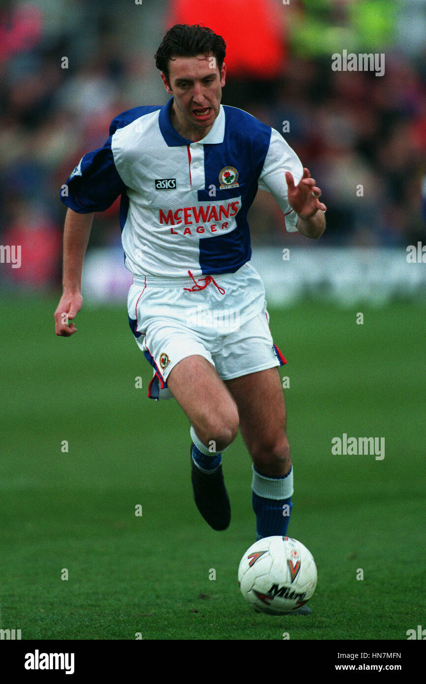 JASON WILCOX BLACKBURN ROVERS FC 10 April 1994 Stock Photo - Alamy